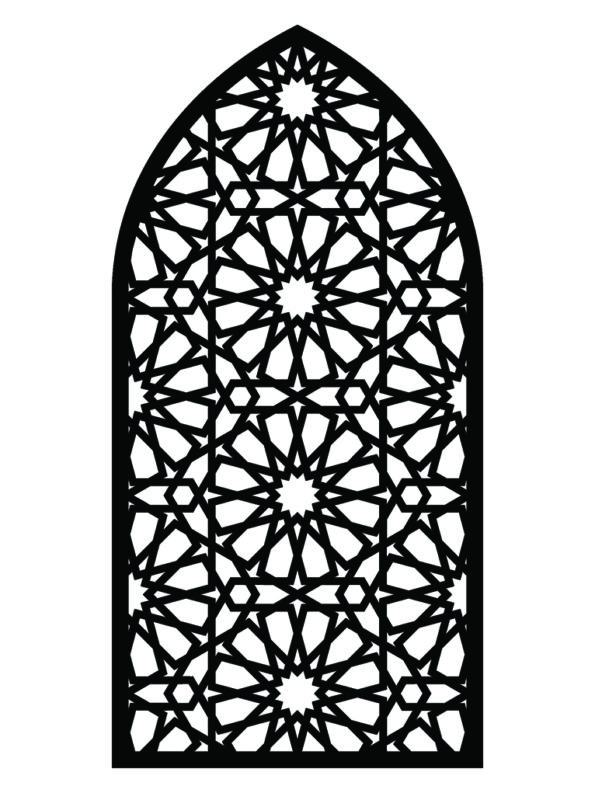 N°216 Garden Arch Screen Style 3 - Garden Screens & Trellis Panels