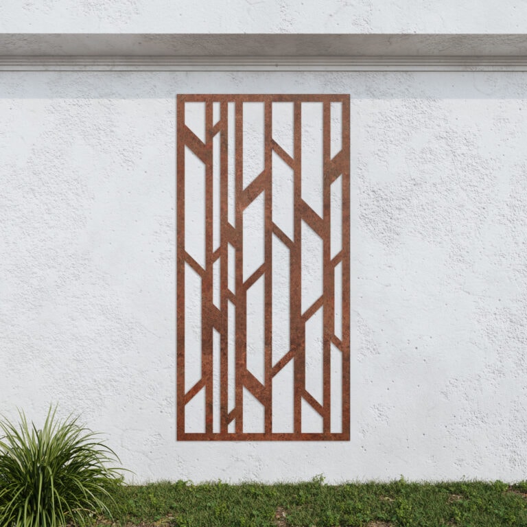 Corten Screen No116 Metal Garden Screen | Luxury Screens