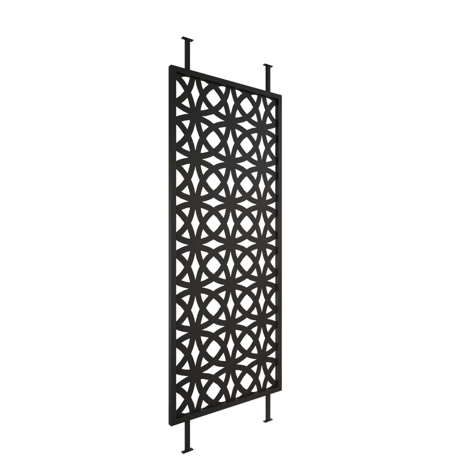 Metal Room Divider No182 - Fixed Partition with Legs - Custom Sizes